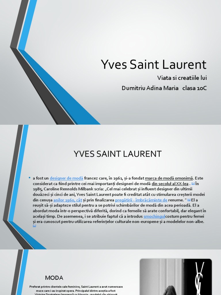 Yves Saint Laurent | PDF