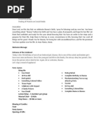 BDAY Program 7 Candles, Roses and Treasures | PDF