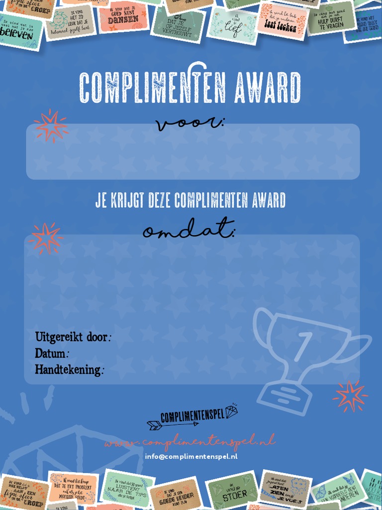 Complimenten Award | PDF