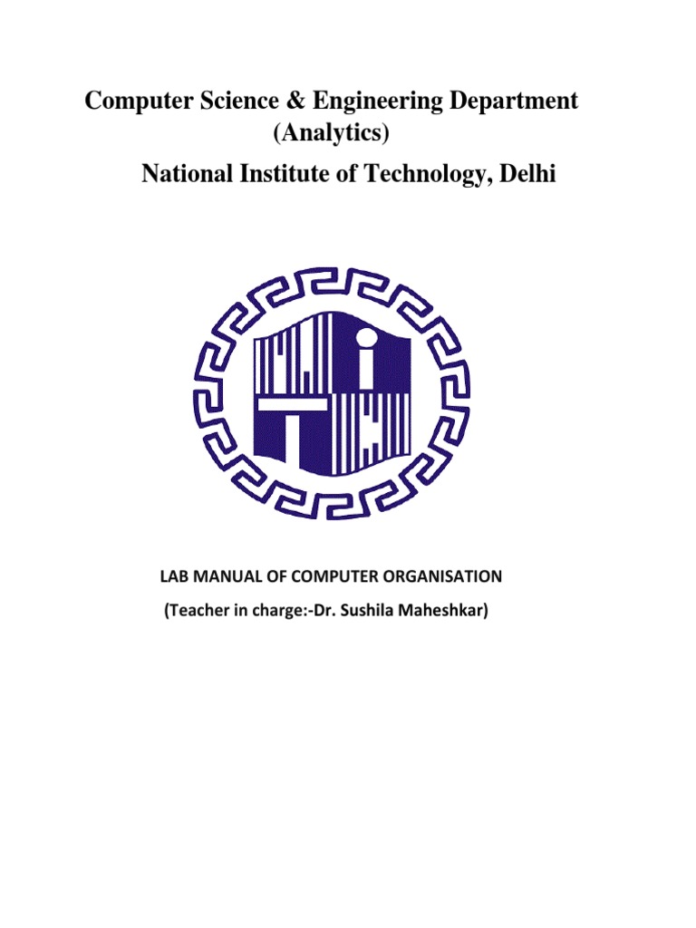 CO Lab Manual 3rd Yr Btech | PDF | Microsoft Windows | Mac Os