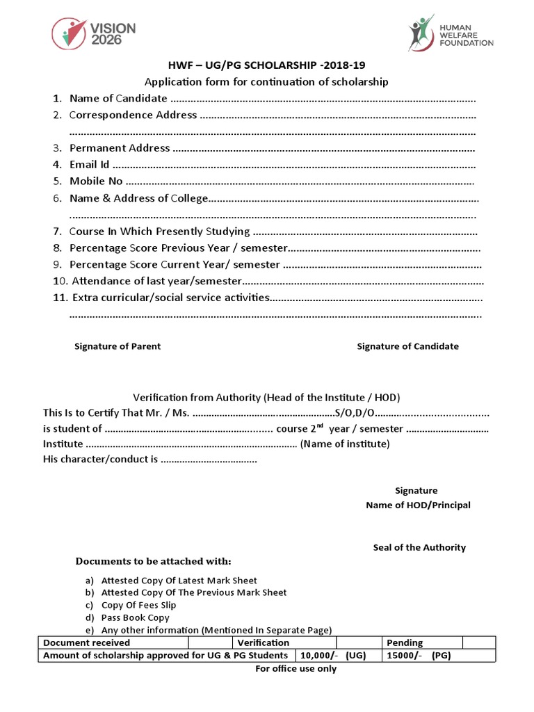 Continuation Form | PDF | Career & Growth | Finance & Money Management