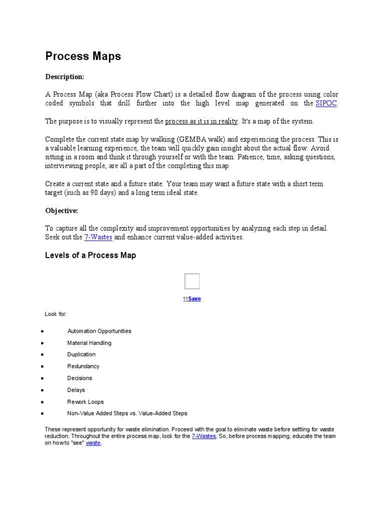 Process Maps | PDF | Computing | Business