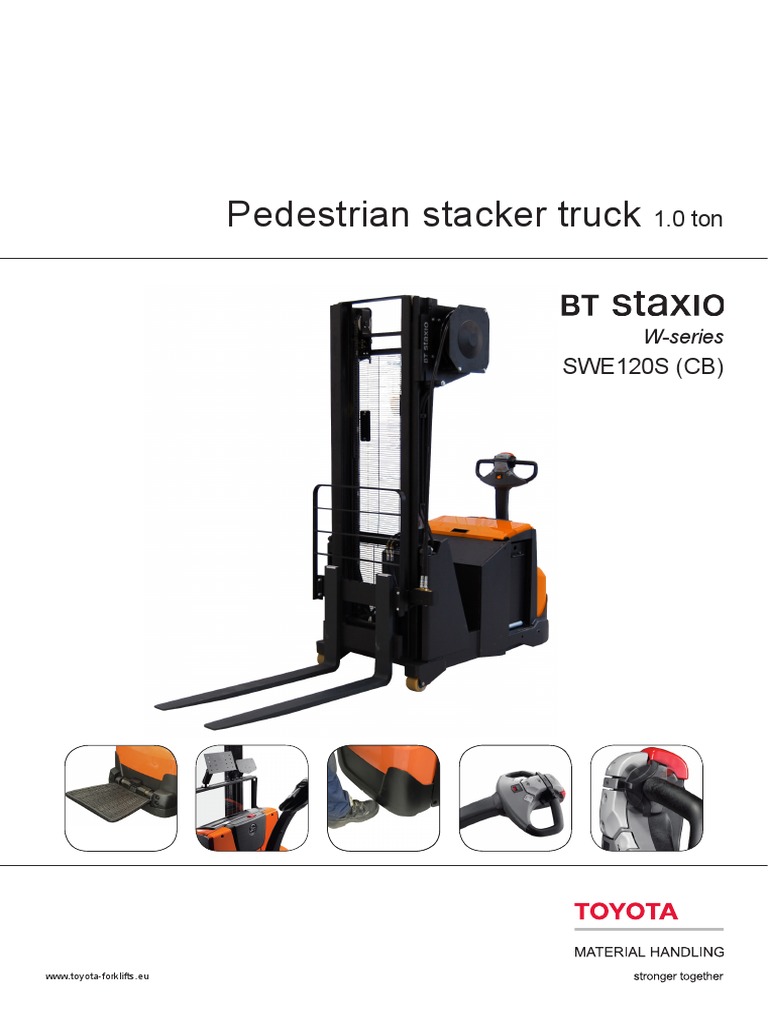 BT SWE120S Stacker Truck Specifications | PDF | Axle | Vehicle Technology