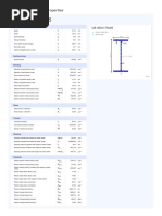 UNP 100 Cross-Section Properties | PDF | Bending | Cartesian Coordinate ...