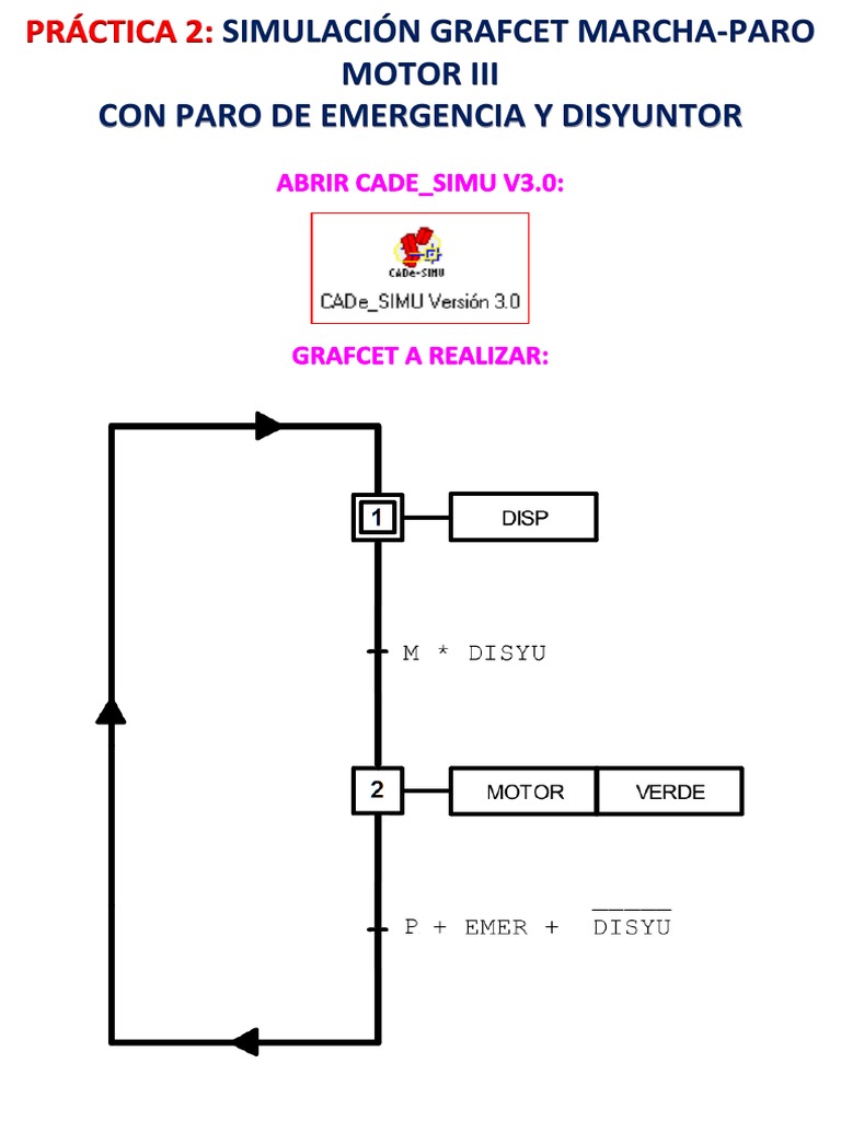 Simulación GRAFCET Motor III | PDF | Tecnología