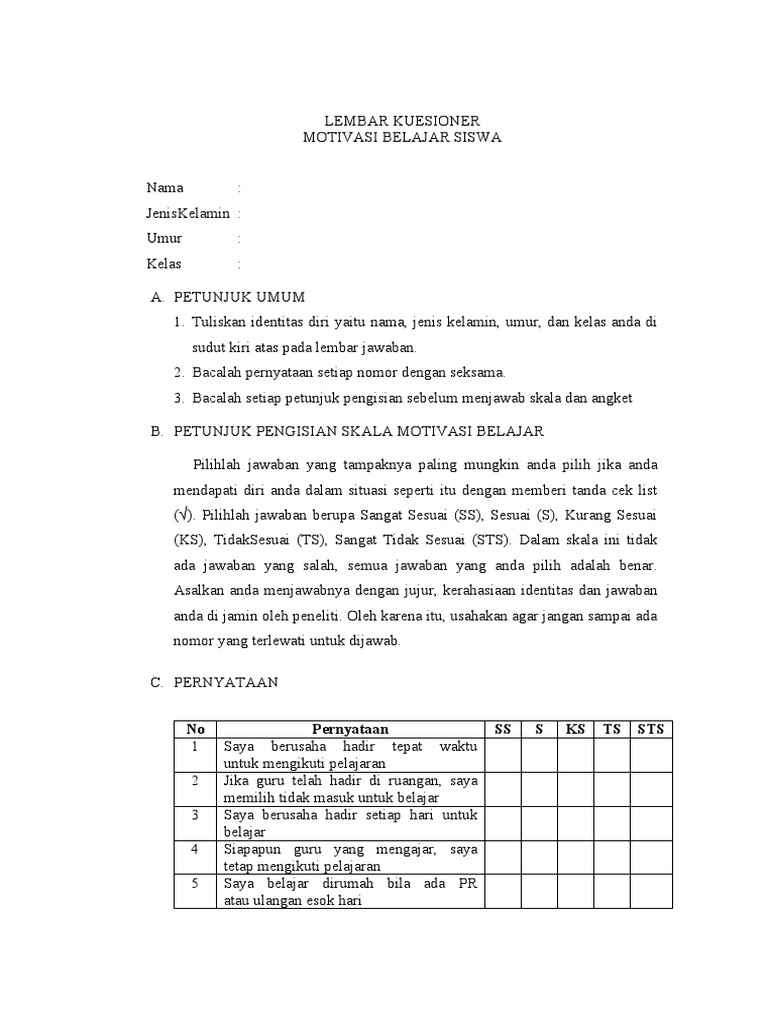 19 Lembar Checklist | PDF