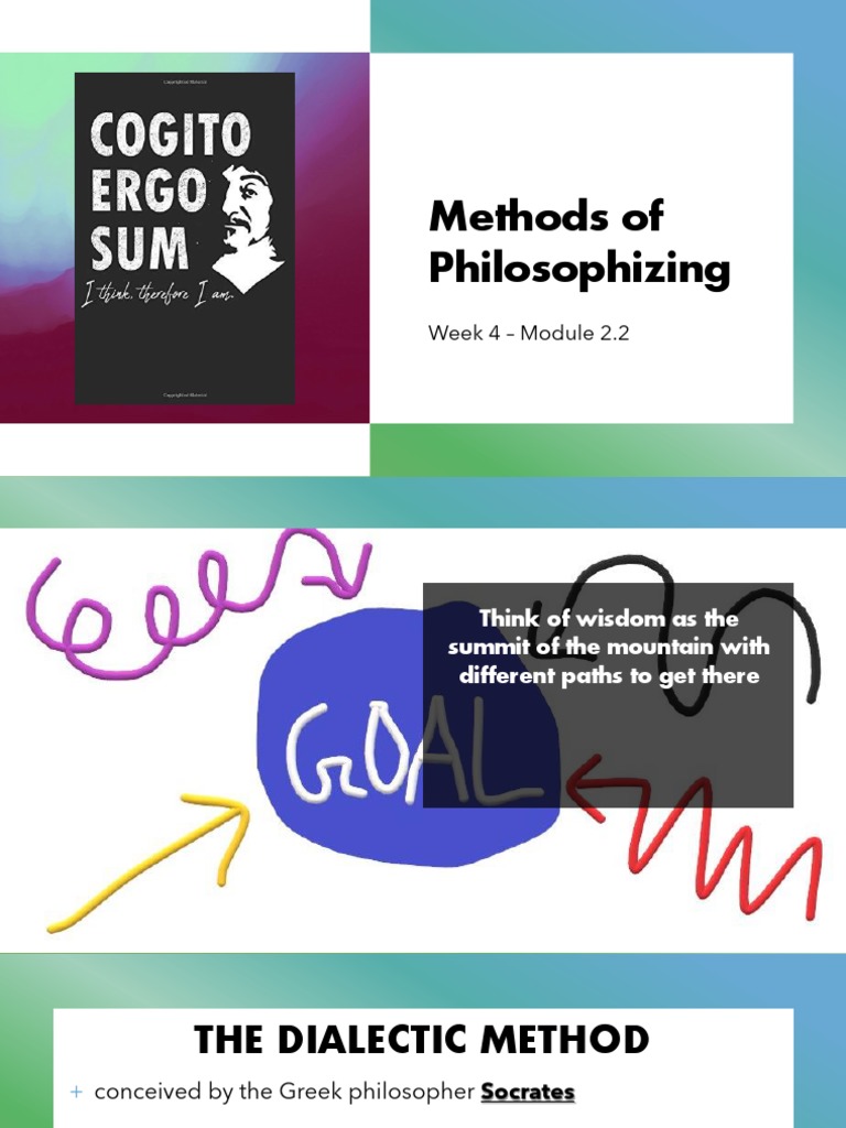 Methods of Philosophizing: Week 4 - Module 2.2 | PDF | Dialectic ...