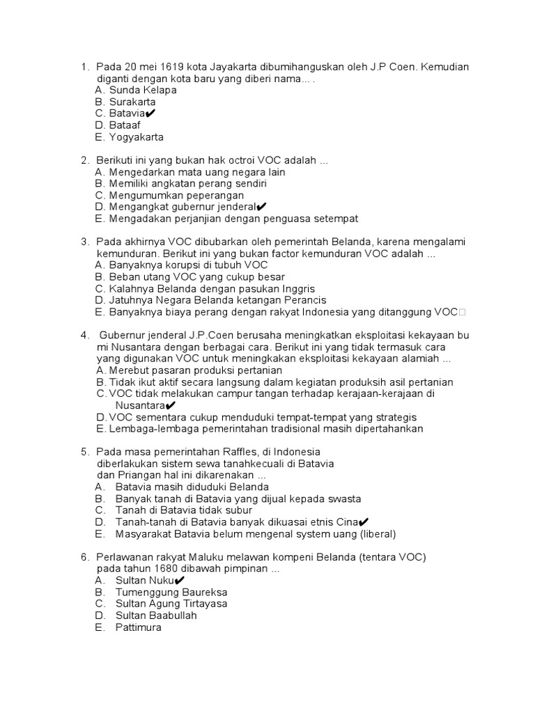 Penyebab dan Dampak Pembubaran VOC | PDF | Seni