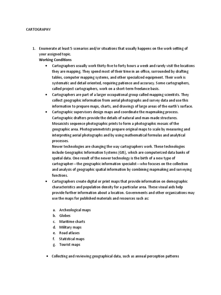 Cartography | PDF | Cartography | Geographic Information System