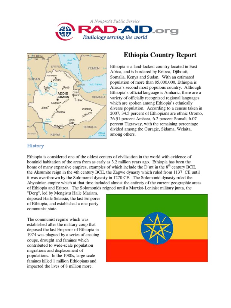 Ethiopia Country Report2 | PDF | Social Science