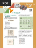 Lista de Nomenclatura de Ácidos | PDF