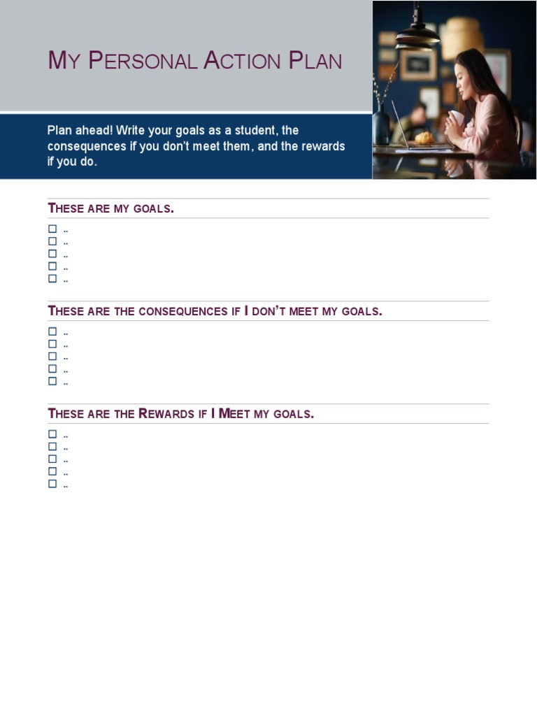 My Personal Action Plan - Template | PDF