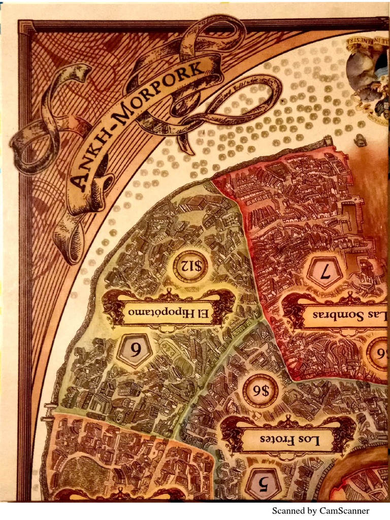 Mundodisco Ankh-Morpork Mapa | PDF