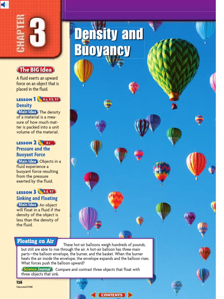 Density and Buoyancy | PDF | Density | Buoyancy