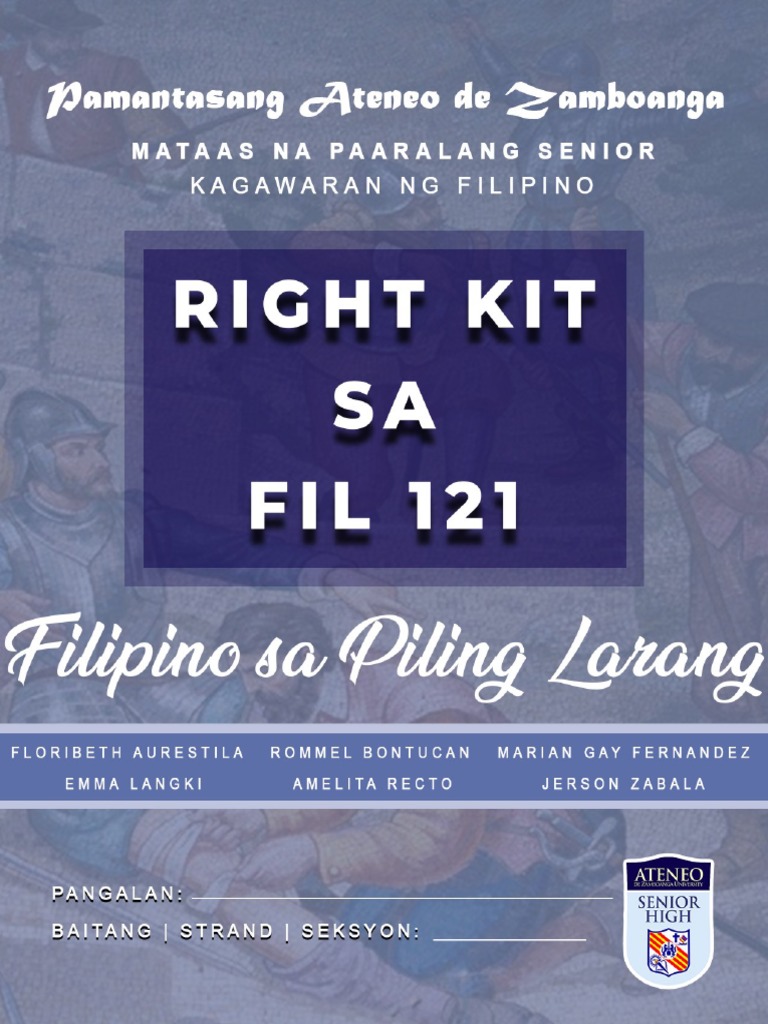 FIL121-Filipino Sa Piling Larang Aralin 1.1 | PDF | Teachers | Learning