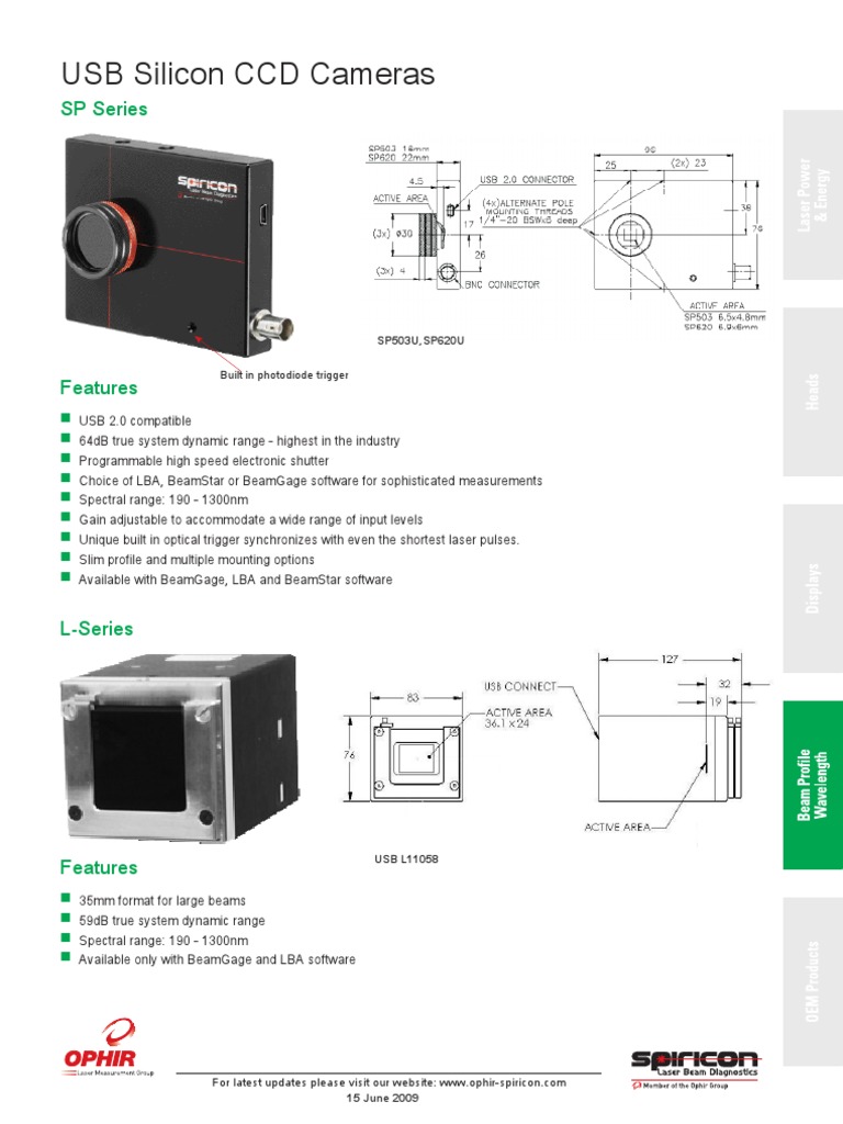USB Silicon CCD Camera | Download Free PDF | Charge Coupled Device | Camera