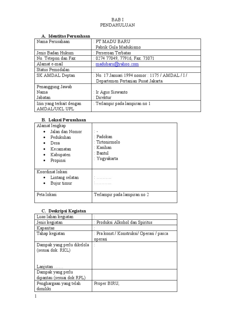 Laporan Pelaksanaan RKL Dan RPL - Ps | PDF