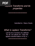 Math 3D Laplace Transform Cheat Sheet (Spring 2017) | PDF | Functions ...