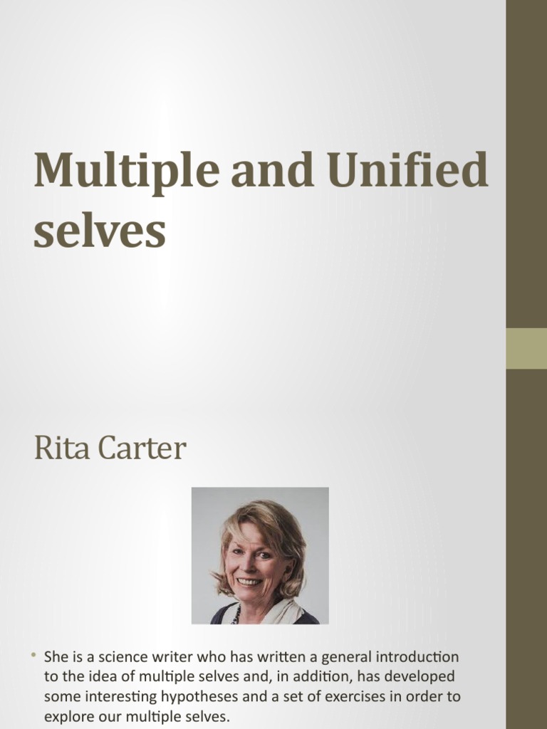 Multiple and Unified Selves | PDF | Self | Thought