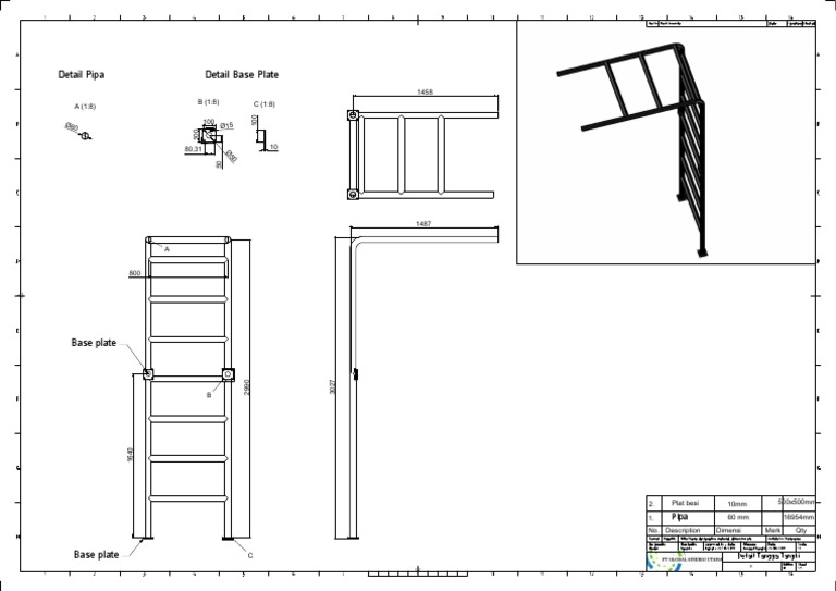 Detail Tangga Tangki | PDF