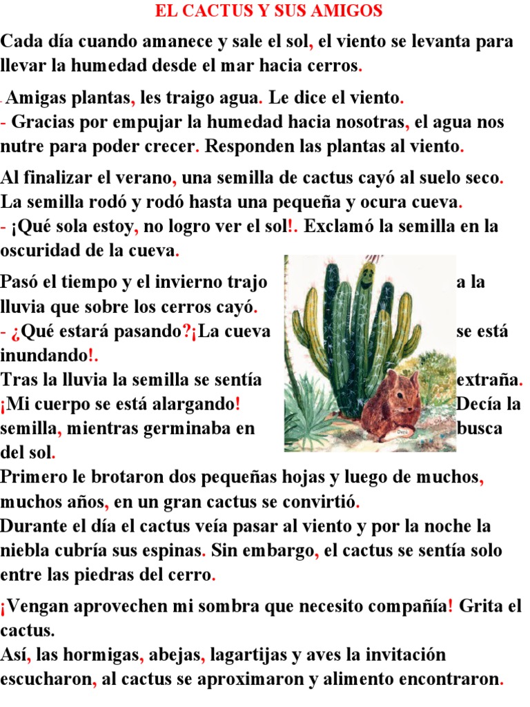 El Cactus y Sus Amigos | PDF | Herida