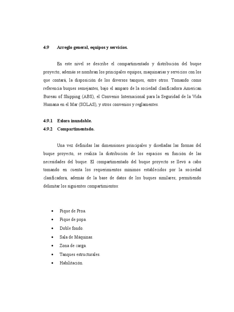 Arreglo General | PDF | Agua | Buques