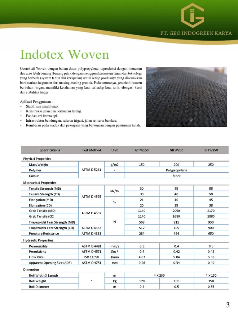 Indotex Woven | PDF