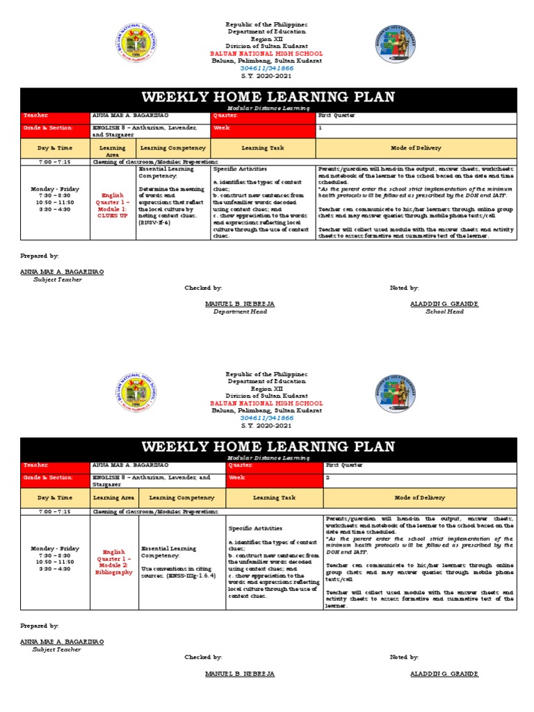 English 8 - Quarter 1 Summary | PDF | Learning | Adverb