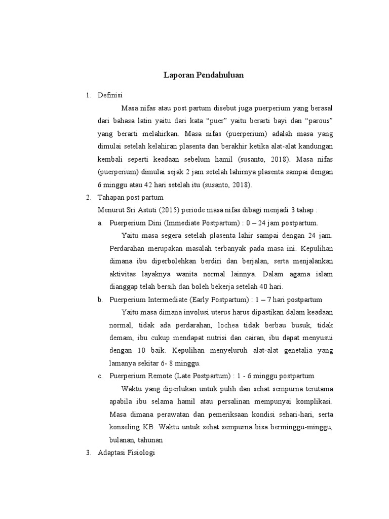 LP Post Partum | PDF