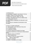 MS of Hard Barrication GI Sheets | PDF | Wall | Scaffolding