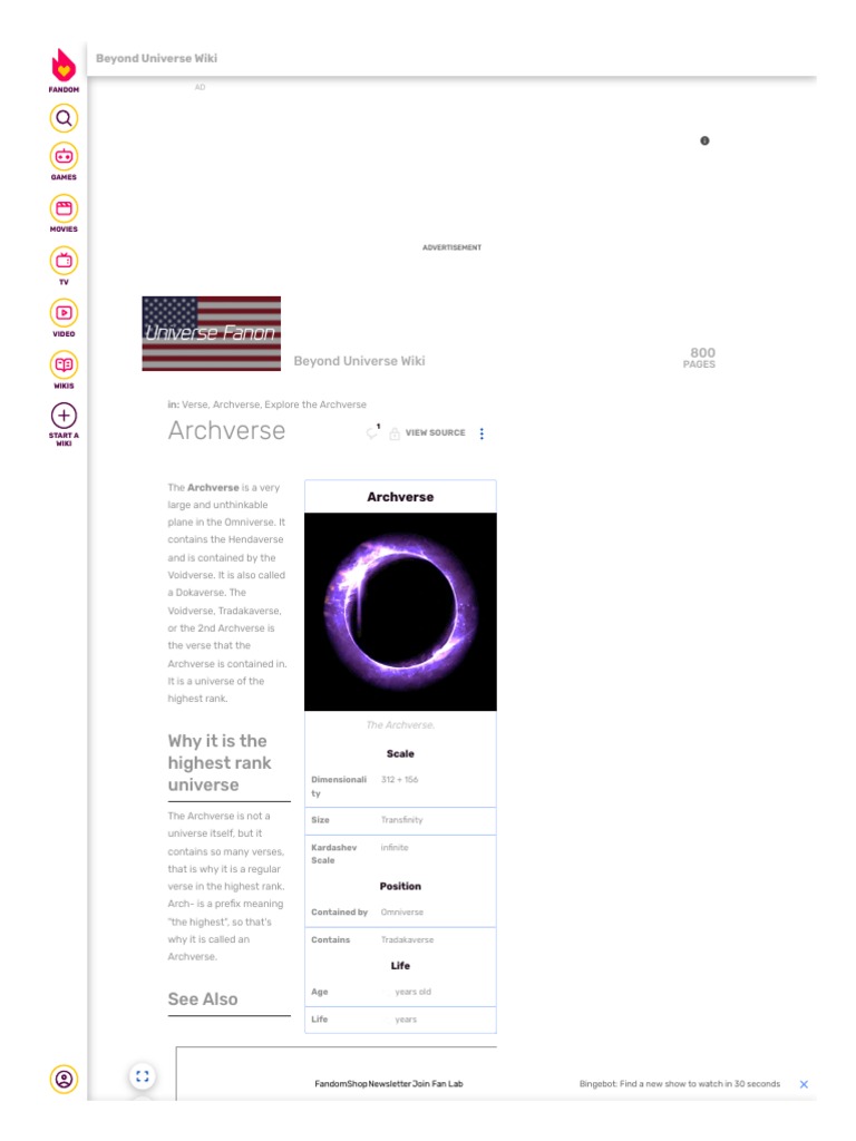 Archverse - Beyond Universe Wiki - Fandom | PDF | Fandom