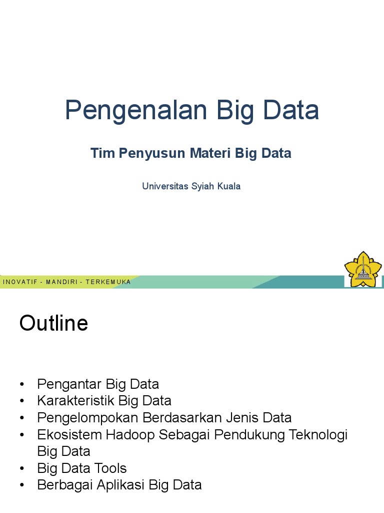 1 - Slide Big Data - Materi 1 | PDF | Komputer