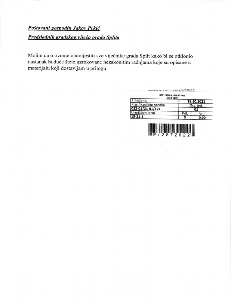 Anonimno Pismo | PDF