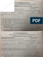 Sample MTC: Material Test Certificate | PDF | Screw | Manufactured Goods