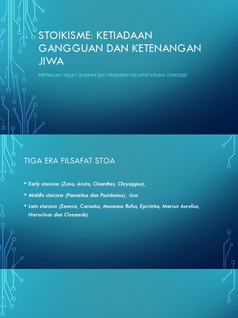 Stoisisme Bagian 2 Pdf Stoicism Virtue Ethics