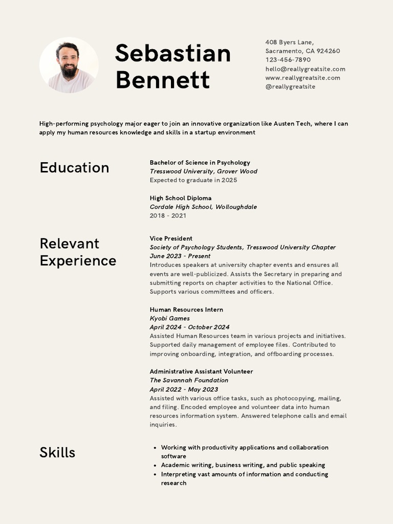 Sebastian Bennett: Education | PDF | Cognition