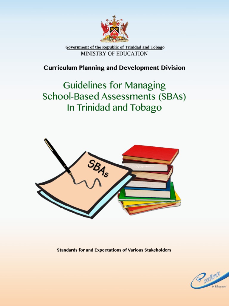 SBA Guidelines | PDF | Educational Assessment | Teachers