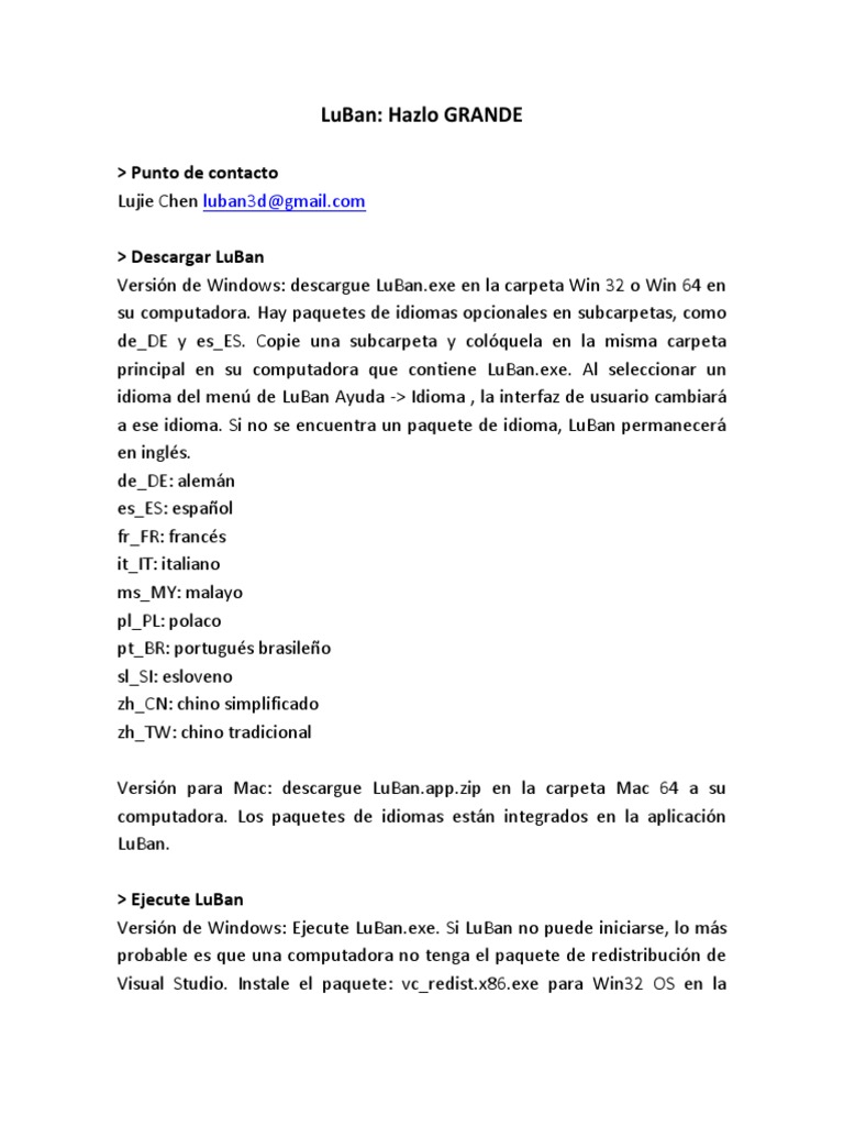 Readme Spanish | PDF | Mac OS | Software de la aplicacion