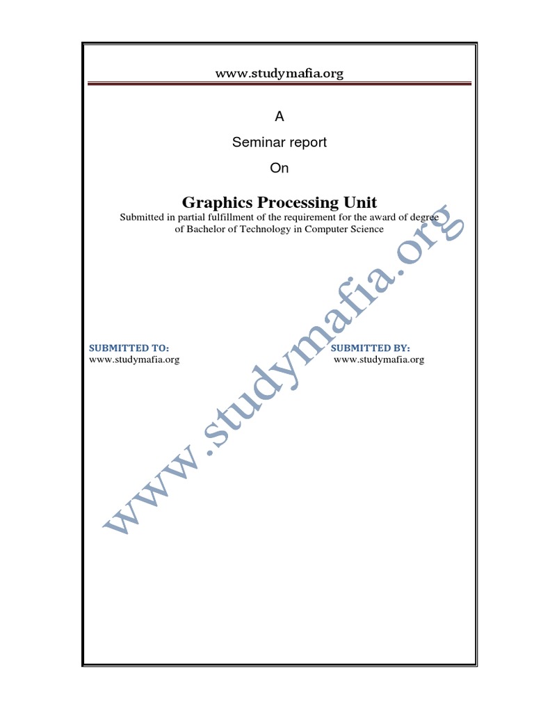 CSE Graphics Processing Unit | PDF | Graphics Processing Unit | Computer Graphics