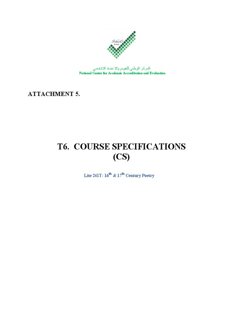16th and 17th Century Poetry (Level 3) | PDF | Test (Assessment ...
