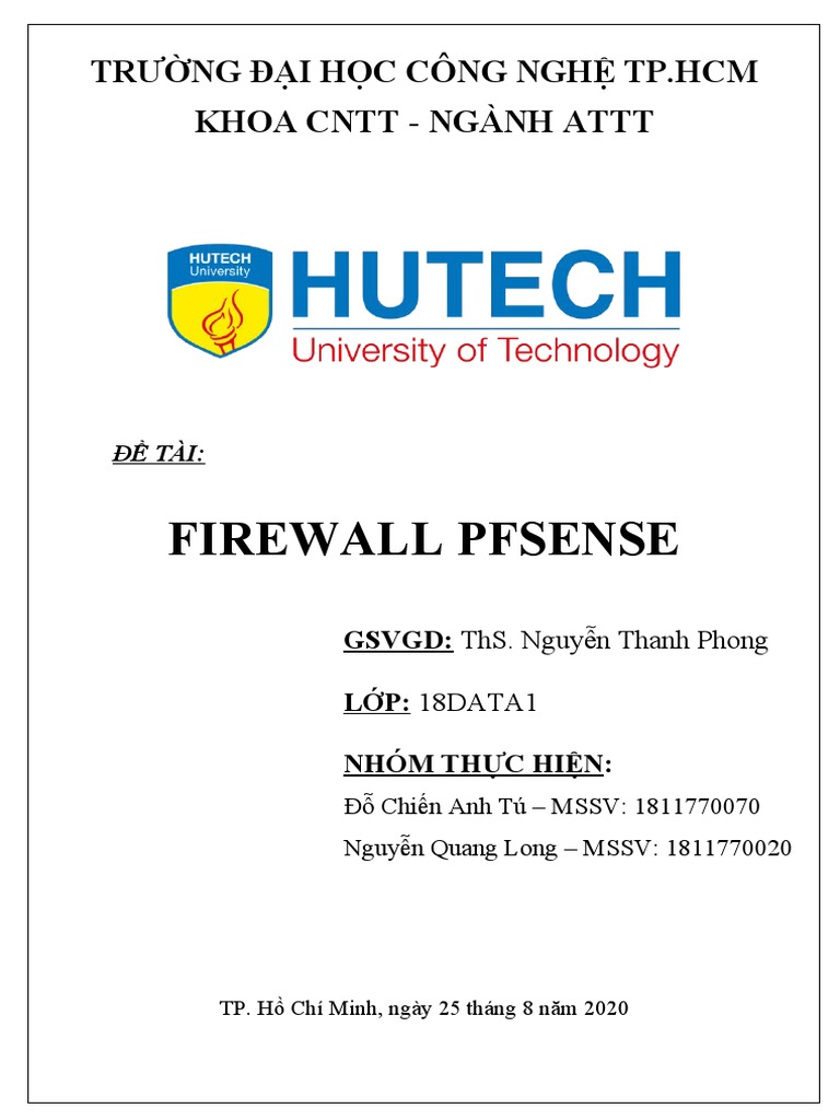 Firewall PfSense | PDF
