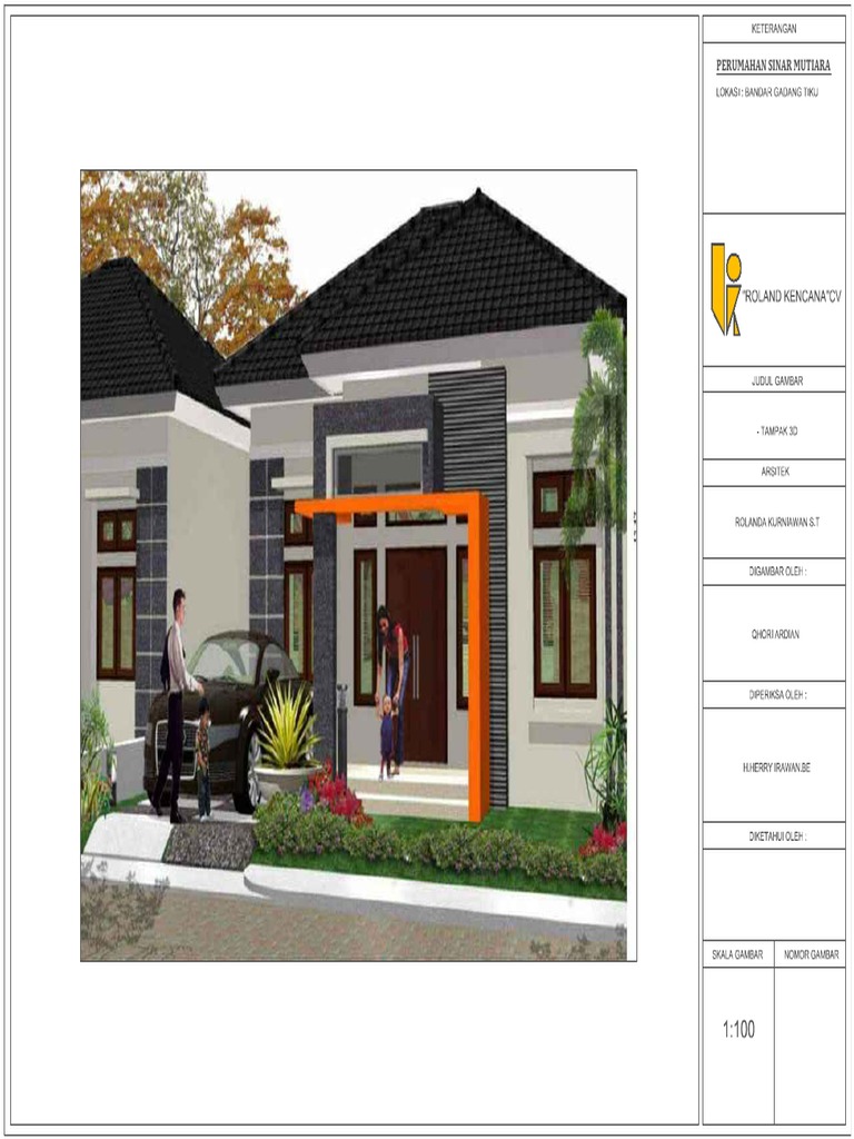 Shop Drawing Perumahan Sinar Mutiara | PDF