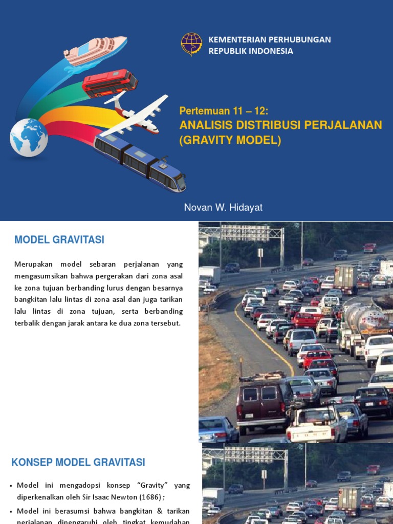 Pertemuan 11-12 Gravity Model | PDF | Metode & Bahan Ajar | Sains ...