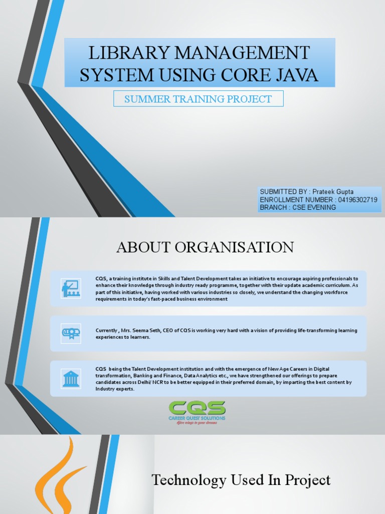 Library Management System Using Core Java | PDF | Inheritance (Object Oriented Programming ...