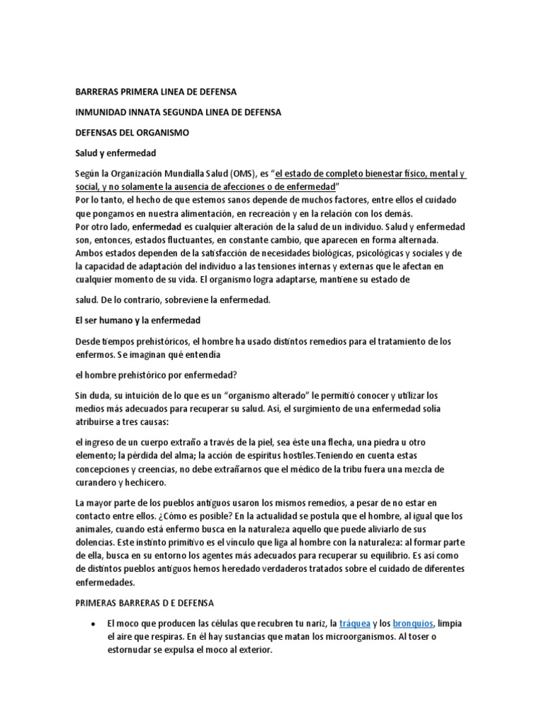 Barreras Primera Linea de Defensa | Descargar gratis PDF | Sistema ...