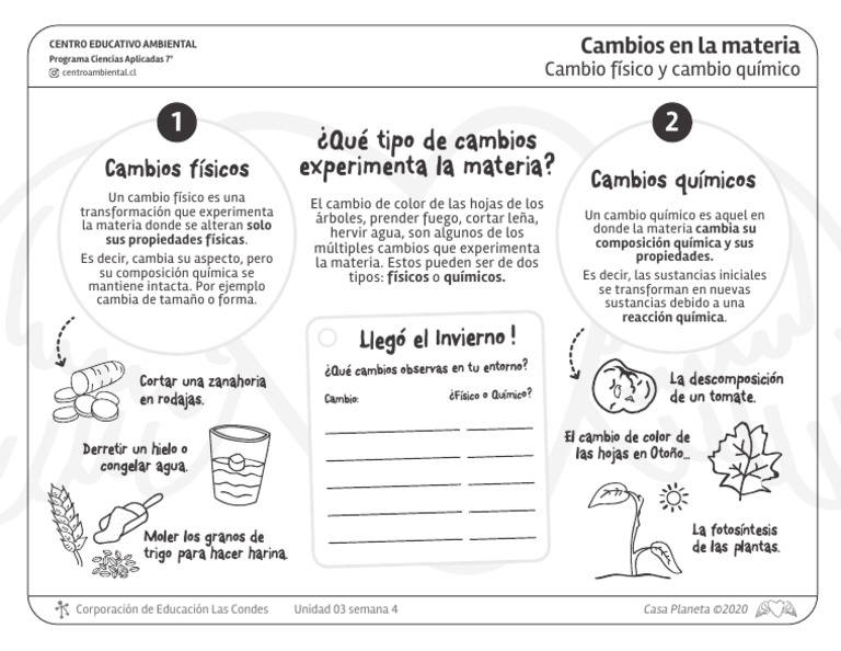 7mo Yellow 4 Cambios Fisicos y Quimicos | PDF | Química | Importar