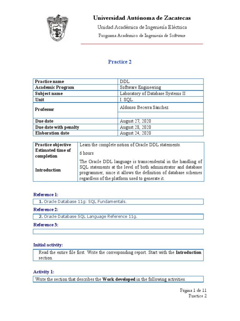 Practica3-2 lsbdII 2021 2 | PDF | Sql | Table (Database)