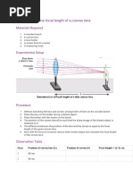 Class 10 Science PHYSICS PRACTICALS | PDF | Mirror | Refraction