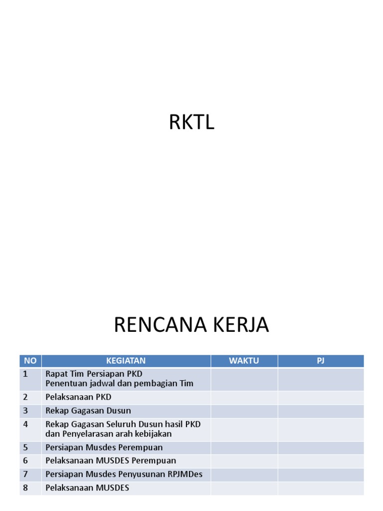 RKTL | PDF