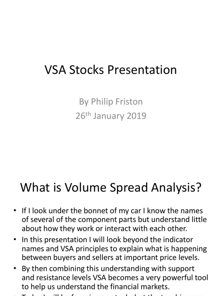 VSA for Stock Market Beginners | PDF | Stocks | Investor